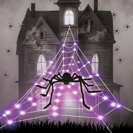 Halloween Led spinnenweb met spin 5 meter kopen?